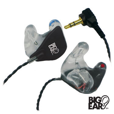 Industrial Single Transducer Stereo Ear Plugs | Stereo Ear Plugs | Big Ear
